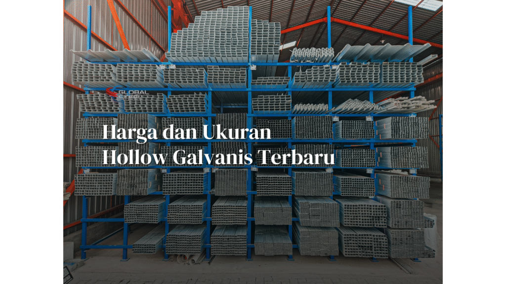 Harga dan Ukuran Besi Hollow Galvanis Terbaru